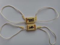 China custom plastic seal tag manufacturer for Suitcases Shoes Caps Blankets toys for sale