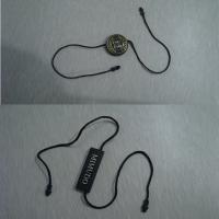 China custom plastic hang tags with hot stamping logo for Hoodies Sweatshirts factory for sale