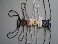 China custom plastic luggage tags with gold embossed logo self locking plastic tags for sale
