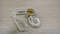 China custom wholesale garment plastic hang tag manufacturer with emboss black logo for sale