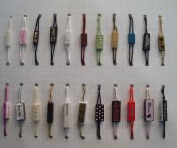 China custom colorful plastic tag locks clothing security tag hang tag plastic string for sale