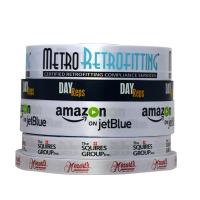 China custom luxury satin ribbon with logo printing in roll for sale manufacturer for sale