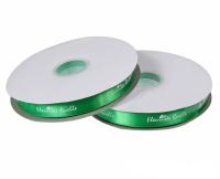 China custom blue satin ribbon sizes roll gray wired ribbon green ribbon supplier for sale