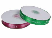 China custom blue satin ribbon sizes roll gray wired ribbon green ribbon supplier for sale