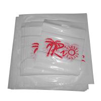 China white plastic bags packaging printing wholesale with die-cutting handle supplier for sale