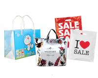 China custom order reusable white plastic t shirt bags gift bag printing for sale for sale