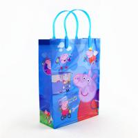 China custom biodegradable PVC plastic carrier bags shopping printing with handle rope for sale