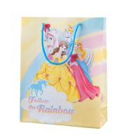 China custom recycled colored plastic garment bags with artwork printing handle rope for sale