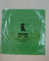 China custom green color plastic polypropylene zipper bags packing sizes design maker for sale