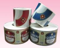 China custom printing cheap cosmetic paper sticker label online in roll manufacturer for sale