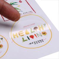 China custom personalised printing plastic self adhesive sticker label design factory for sale