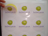 China custom printing bulk adhesive sticker with glossy Lamination Finish manufacturer for sale