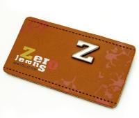China custom leather labels for hats garment leather tags wholesale with metal logo for sale