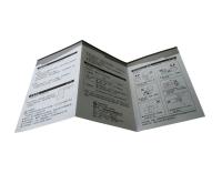 China custom full color business flyer leaflet printing tri fold brochure factory for sale