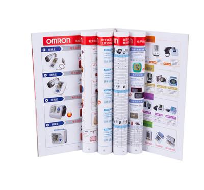 China custom color commercial printers advertising flyers pamphlet services factory for sale