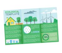 China custom color 157gsm artpaper double sides business post leaflet flyer printing for sale
