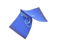 China custom fashion clothing size labels centerfold label woven size labels factory for sale