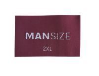 China custom fashion clothing size labels centerfold label woven size labels factory for sale
