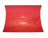 China Custom Black Paper Pillow Box With Silver Foil Stamping Logo – Luxury Printed Packaging Manufacturer for sale