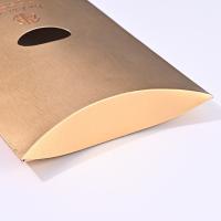 China Gold Paper Pillow Boxes With Custom Hot Foil Logo – Luxury Gift Packaging For Small Business & Retail for sale