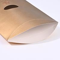 China Gold Paper Pillow Boxes With Custom Hot Foil Logo – Luxury Gift Packaging For Small Business & Retail for sale