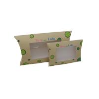 China Custom Black Paper Pillow Box With Silver Foil Stamping Logo – Luxury Printed Packaging Manufacturer for sale