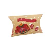 China Custom Printed Kraft Paper Pillow Boxes – Eco-Friendly Packaging For Gifts, Retail & Small Business Branding for sale