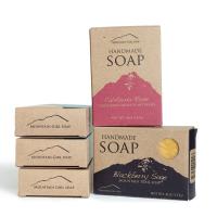 China Custom Kraft Paper Soap Boxes with Clear Window – Eco-Friendly Packaging for Handmade & Organic Soaps for sale