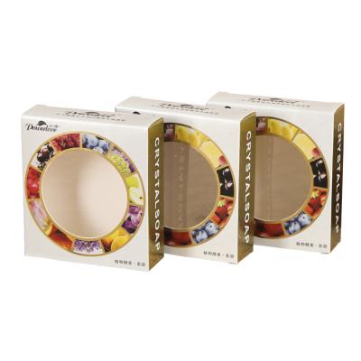 China Custom Recycled Paper Soap Packaging Boxes With PET/PVC Window – Wholesale Printed Boxes for sale