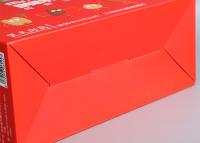 China Custom Strong F-flute Corrugated Paper Boxes Product Packaging with Plastic Handle for sale