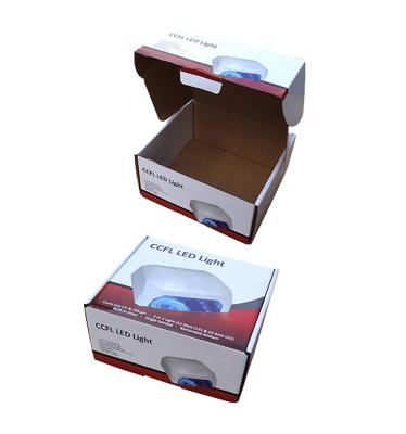 China Print Folded Small Corrugated Paperboard Shipping Postal Boxes Packaging Factory for sale