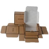 China Print Folded Small Corrugated Paperboard Shipping Postal Boxes Packaging Factory for sale