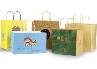 China Custom Printed Cheap Paper Shopping Bag Packaging Bulk with Spot UV Logo Factory for sale