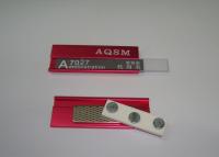 China Custom Reusable Company Metal Aluminium Magnetic LOGO Name Tags Badges Printing for sale