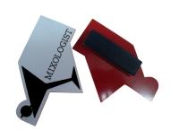 China Custom Reusable Company Metal Aluminium Magnetic LOGO Name Tags Badges Printing for sale