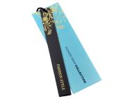 China Luxury Clothing Paper Hangtag Printing with Emboss Silver Foil UV Logo Maufacturer for sale