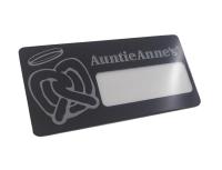 China Custom Resuable Acrylic Magnet Name Badge Tag Holder with Insert Paper Manufacturer for sale