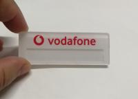 China Custom Resuable Acrylic Magnet Name Badge Tag Holder with Insert Paper Manufacturer for sale
