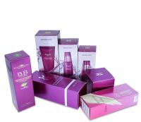 China Custom Silver Cosmetic Brand Paper Boxes Packaging Printing Manfacturer for sale