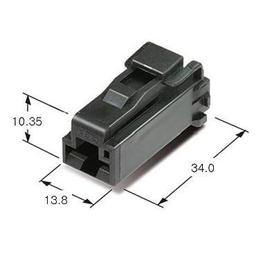 China 4 Poles Korea Electric Terminal MG620659 MG620658 HSG Lance 3mΩ Max DC 500V for sale
