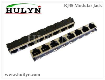 China 90 degree angle RJ45 connector ,RJ45 Modular 8P8C JACK Slim for sale