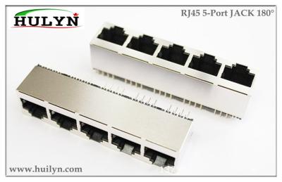 China 1x5 Vertical RJ45 connector,RJ45 Modular JACK for sale