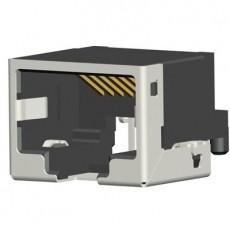 China RJ45 Modular Jack,Shielded, THT,Reflow Soldering for sale