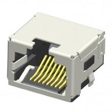 China RJ45 Modular Jack,Shielded, THT,Reflow Soldering for sale