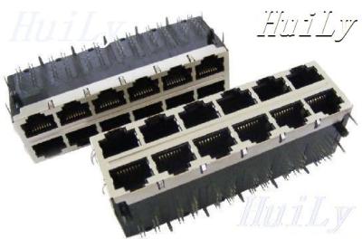 China RJ45 Transformer 2X6+LED EMI 100BASE for sale
