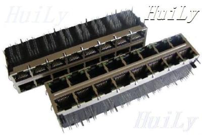 China RJ45 Transformer 2X8+LED EMI 100BASE for sale