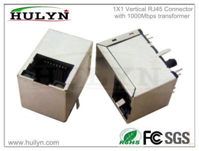China RJ45 with transformer RJ45 JACK  Gigabit Vertical for sale
