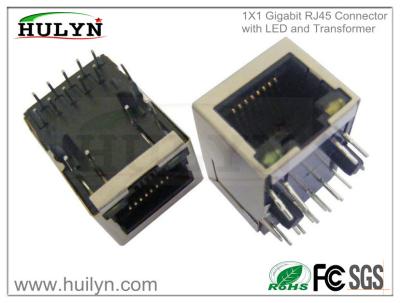 China RJ45 with transformer 1000base RJ45 jack for sale