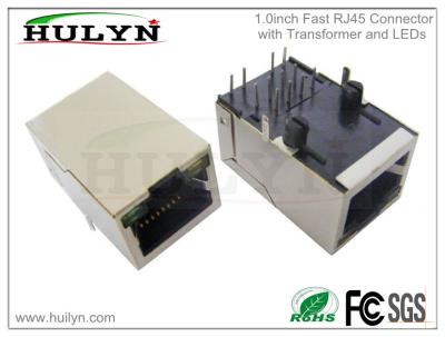 China RJ45 with transformer RJ45 JACK Gigabit for sale