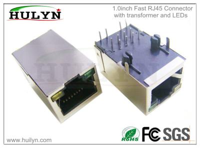 China RJ45 with transformer RJ45 JACK Gigabit for sale